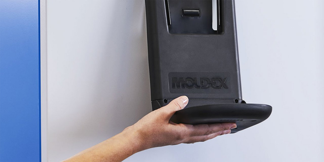 Wandhalterung für MOLDEX PLUGSTATION® ohne SPARKPLUGS® Gehörschutzstöpsel