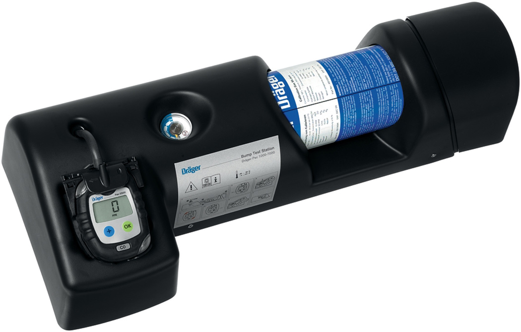 Bump Test Station für die Dräger Pac®-Serie - inklusive Prüfgas Nr. 8318586